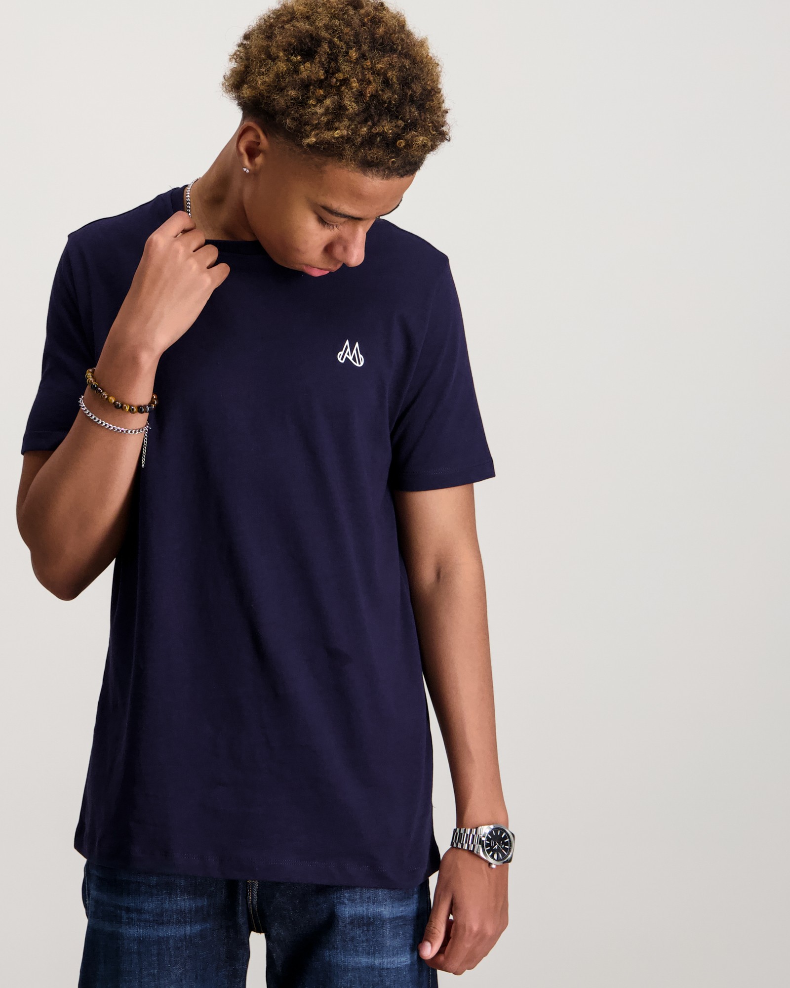 MAGGIORE Logo T-Shirt Sininen varten Pojat | Kids Brand Store