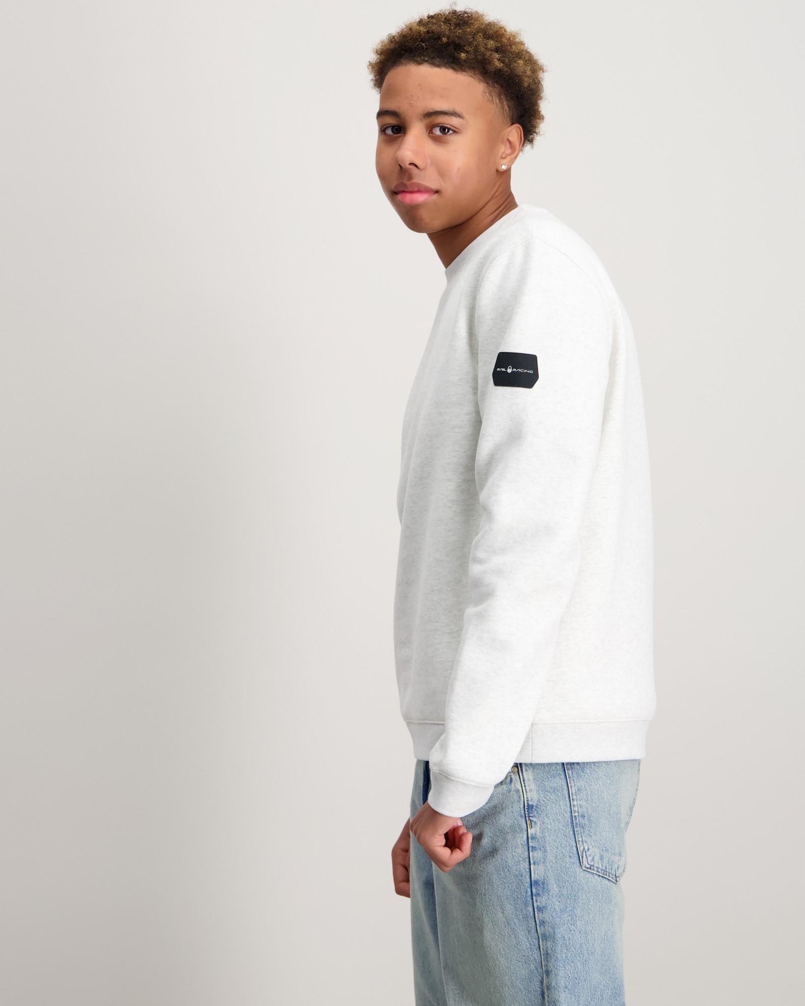 Sail Racing JR WAVE SWEATER Grå för Kille | Kids Brand Store