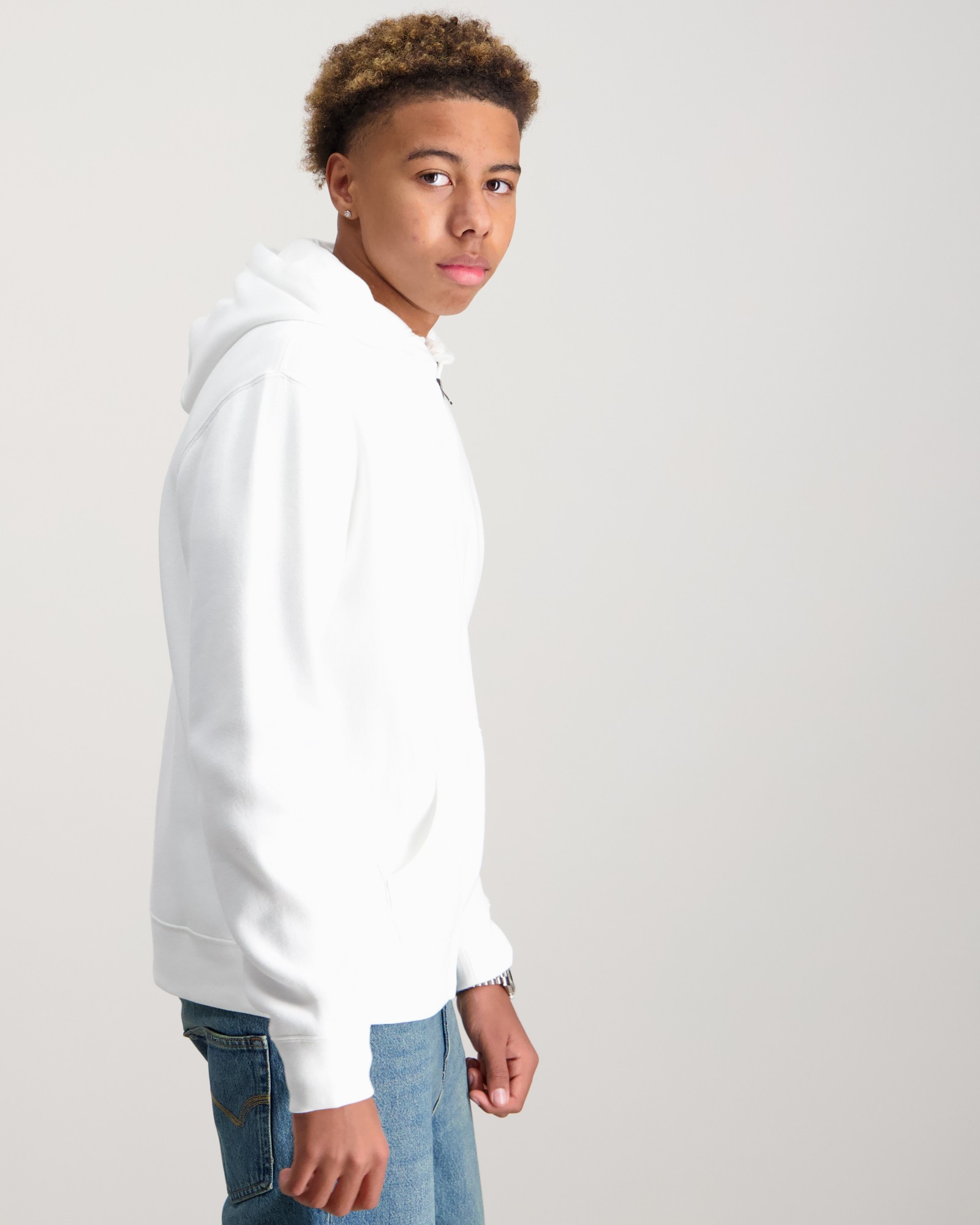 Polo Ralph Lauren Fleece Full-Zip Hoodie Vit för Kille | Kids Brand Store