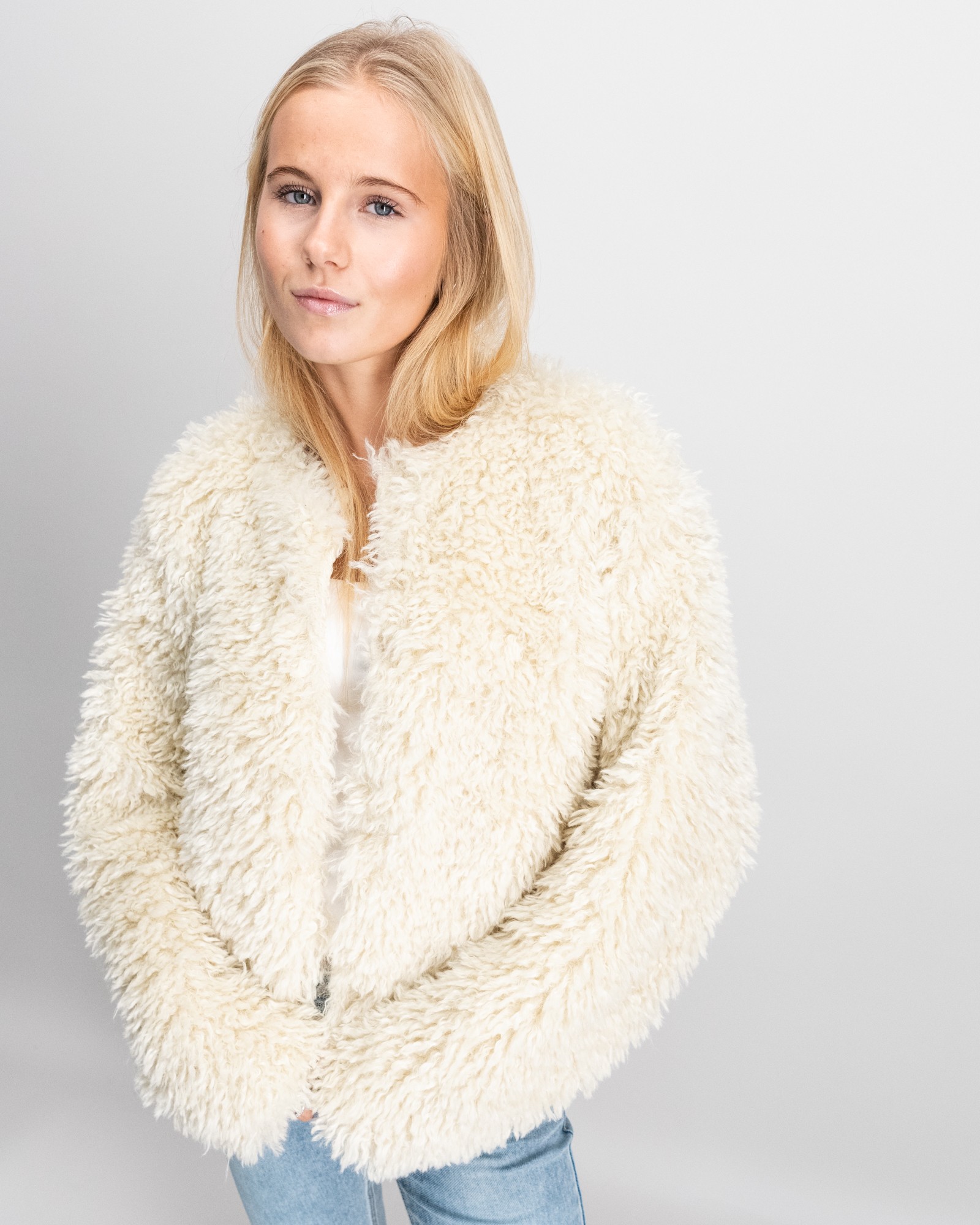 LMTD NLFBERRY LS SHORT JACKET Beige für Mädchen | Kids Brand Store