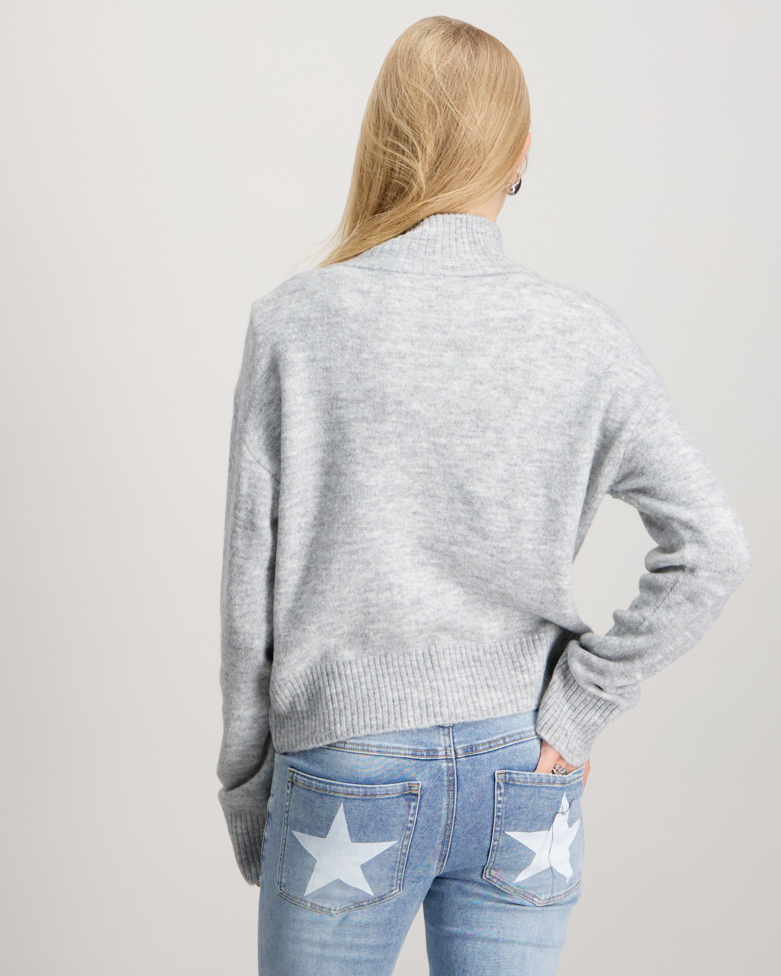 LMTD NLFRIAA LS SHORT KNIT CARDIGAN Grå til Jente | Kids Brand Store