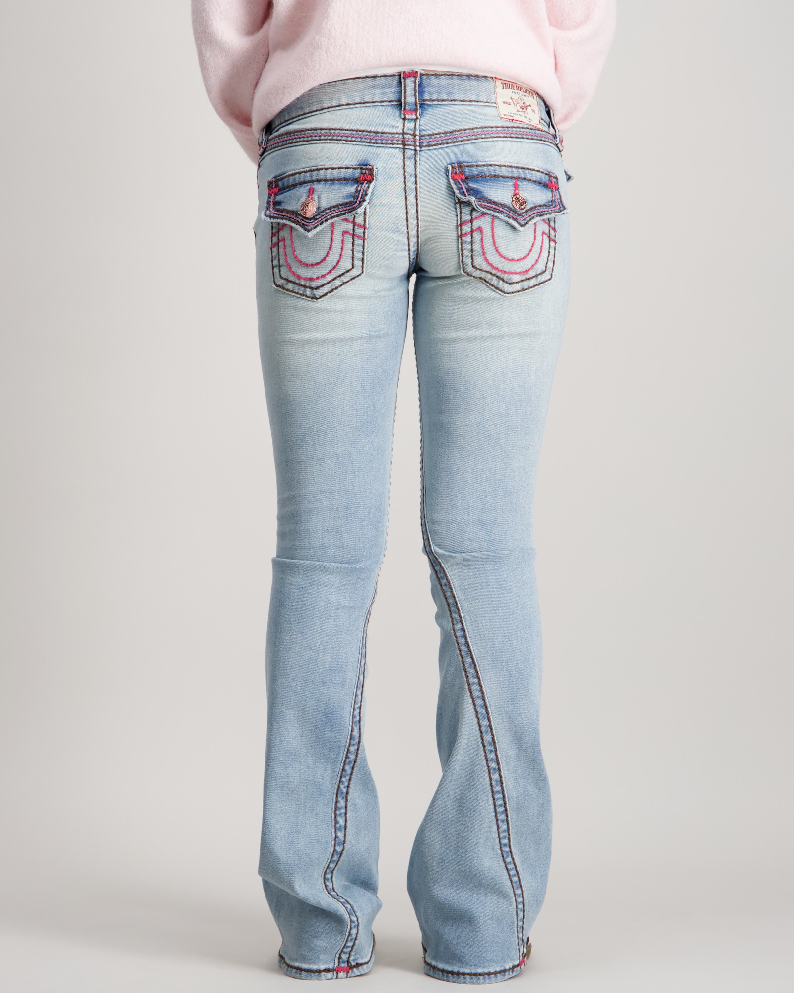 True Religion JOEY LOW RISE FLARE FLAP SUP T_ Blau für Mädchen | Kids ...