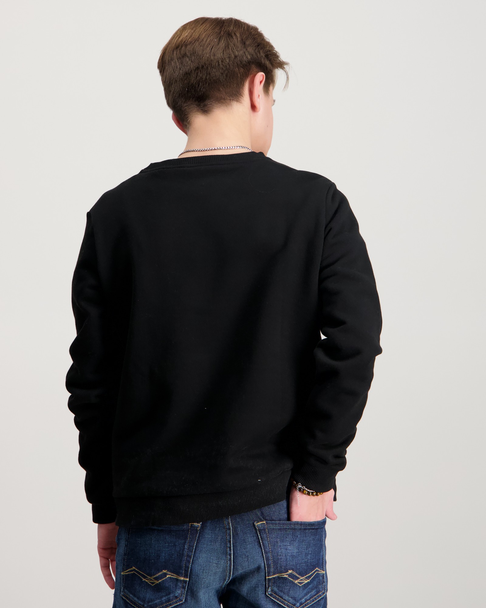 Lacoste LCB CORE FLEECE CREW Musta varten Pojat | Kids Brand Store