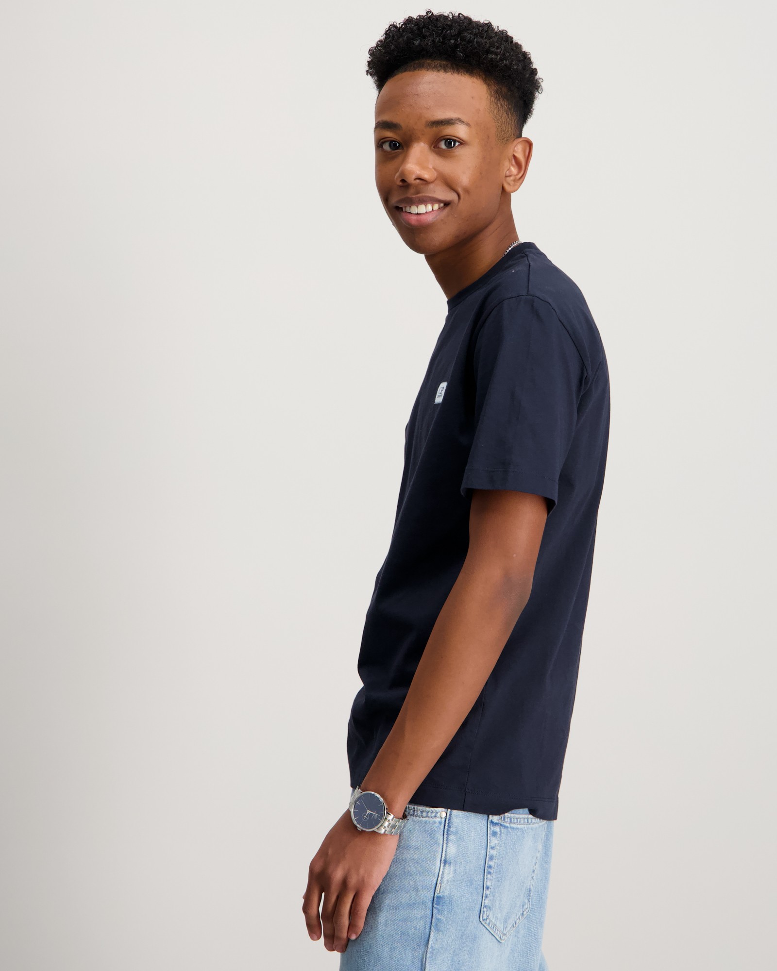 C.P. Company T-SHIRT SHORT SLEEVE Blå för Kille | Kids Brand Store