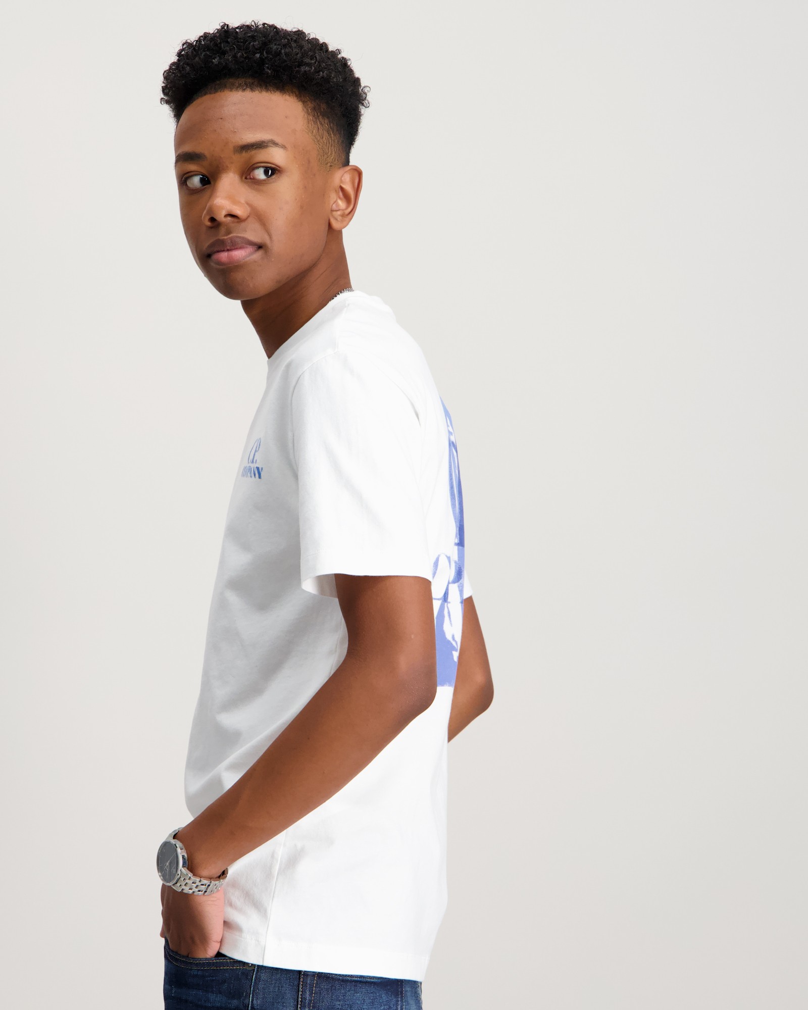 C.P. Company T-SHIRT SHORT SLEEVE Hvit til Gutt | Kids Brand Store