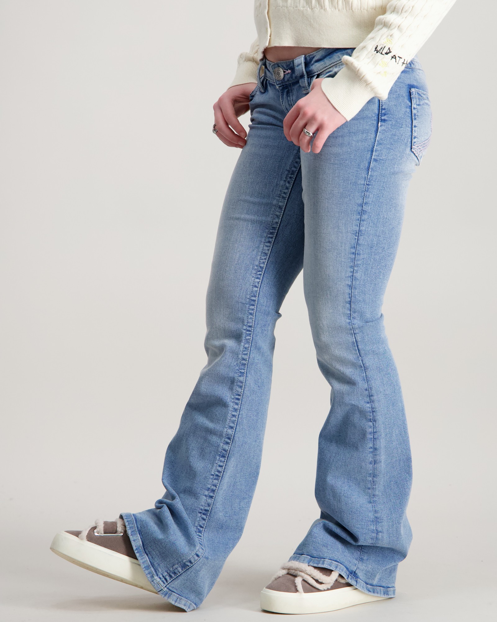 Gina Tricot Young 14+ dixie ultra low jeans Blå til Pige | Kids Brand Store