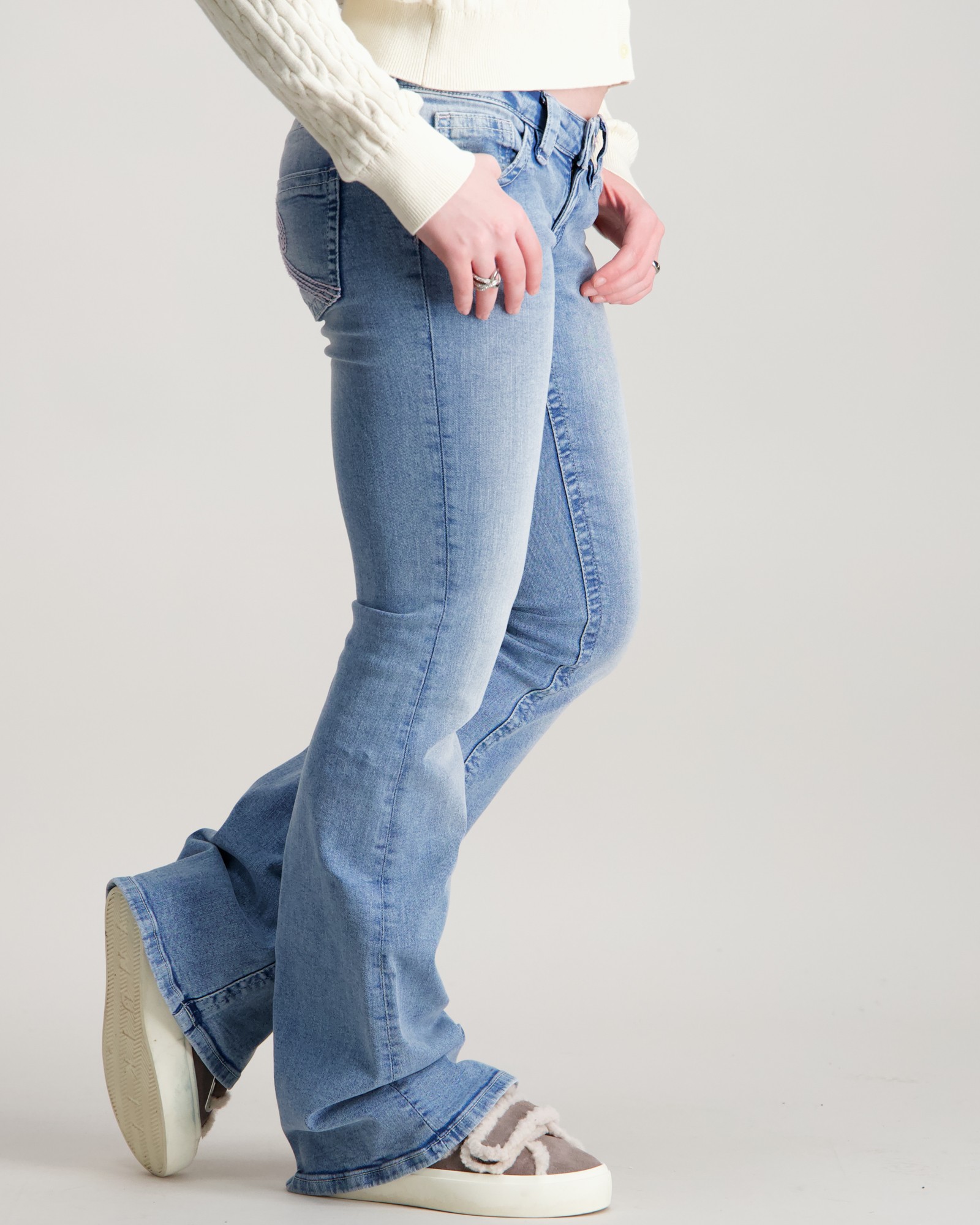 Gina Tricot Young 14+ dixie ultra low jeans Blå til Pige | Kids Brand Store