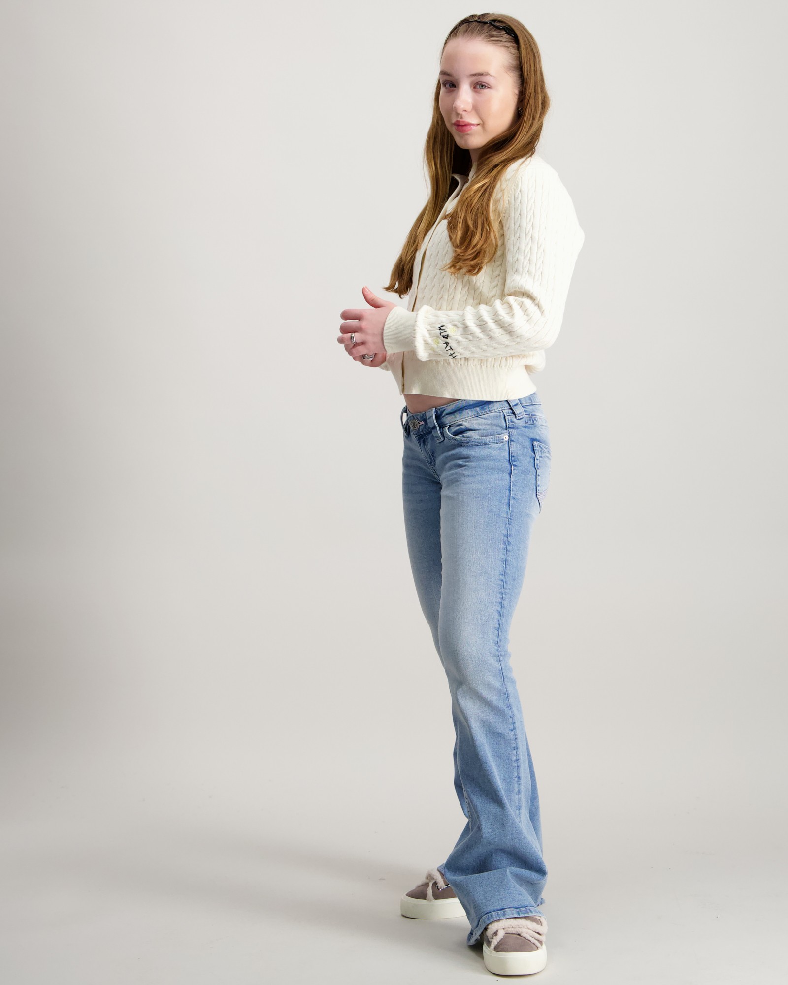 Gina Tricot Young 14+ dixie ultra low jeans Blå til Pige | Kids Brand Store