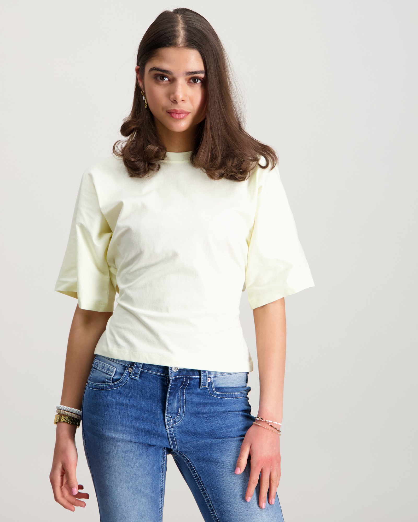 RYVLS Tie Tee Gelb für Mädchen | Kids Brand Store