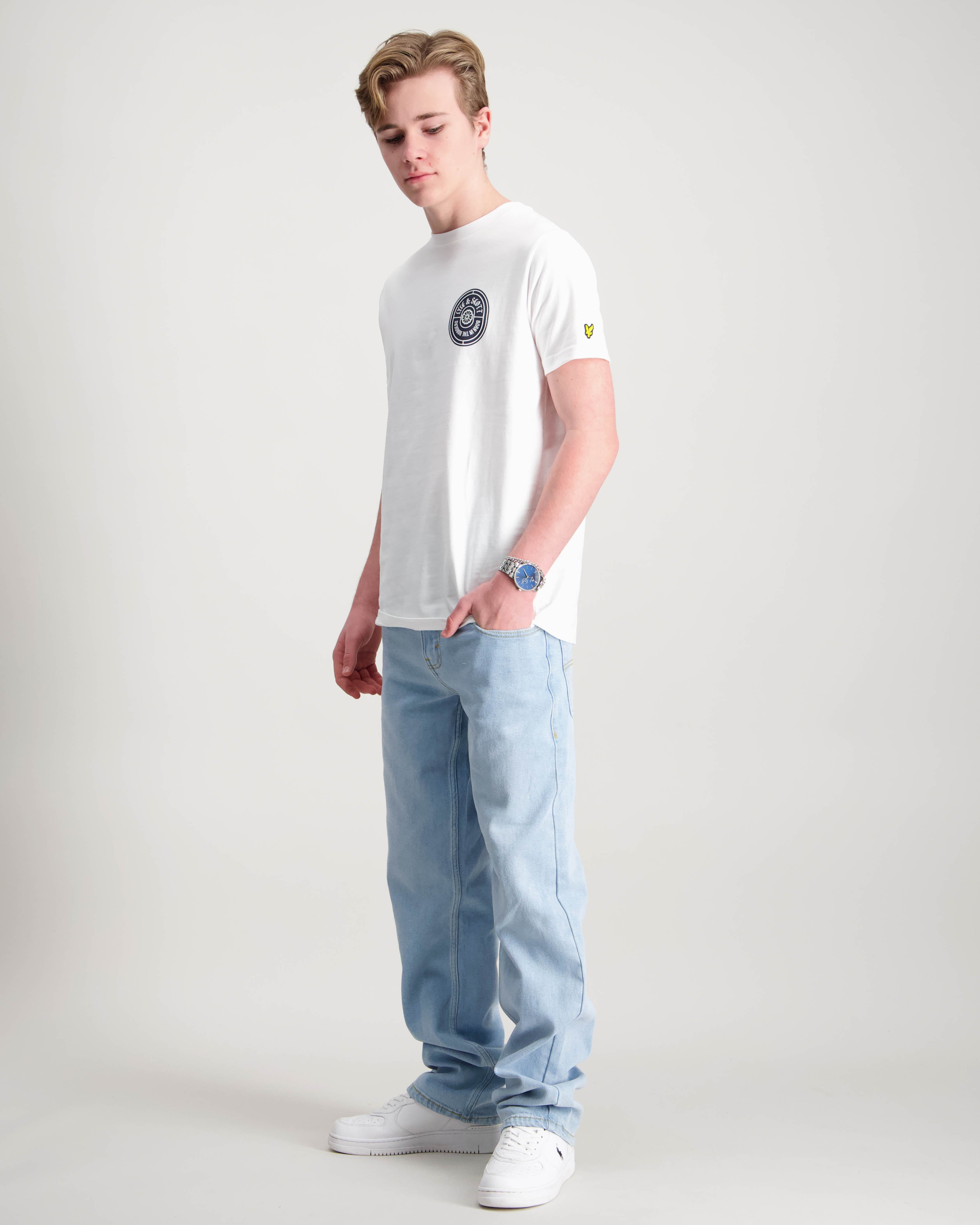 Levi's LVB 555 RELAXED STRAIGHT JEANS Blå för Kille | Kids Brand Store