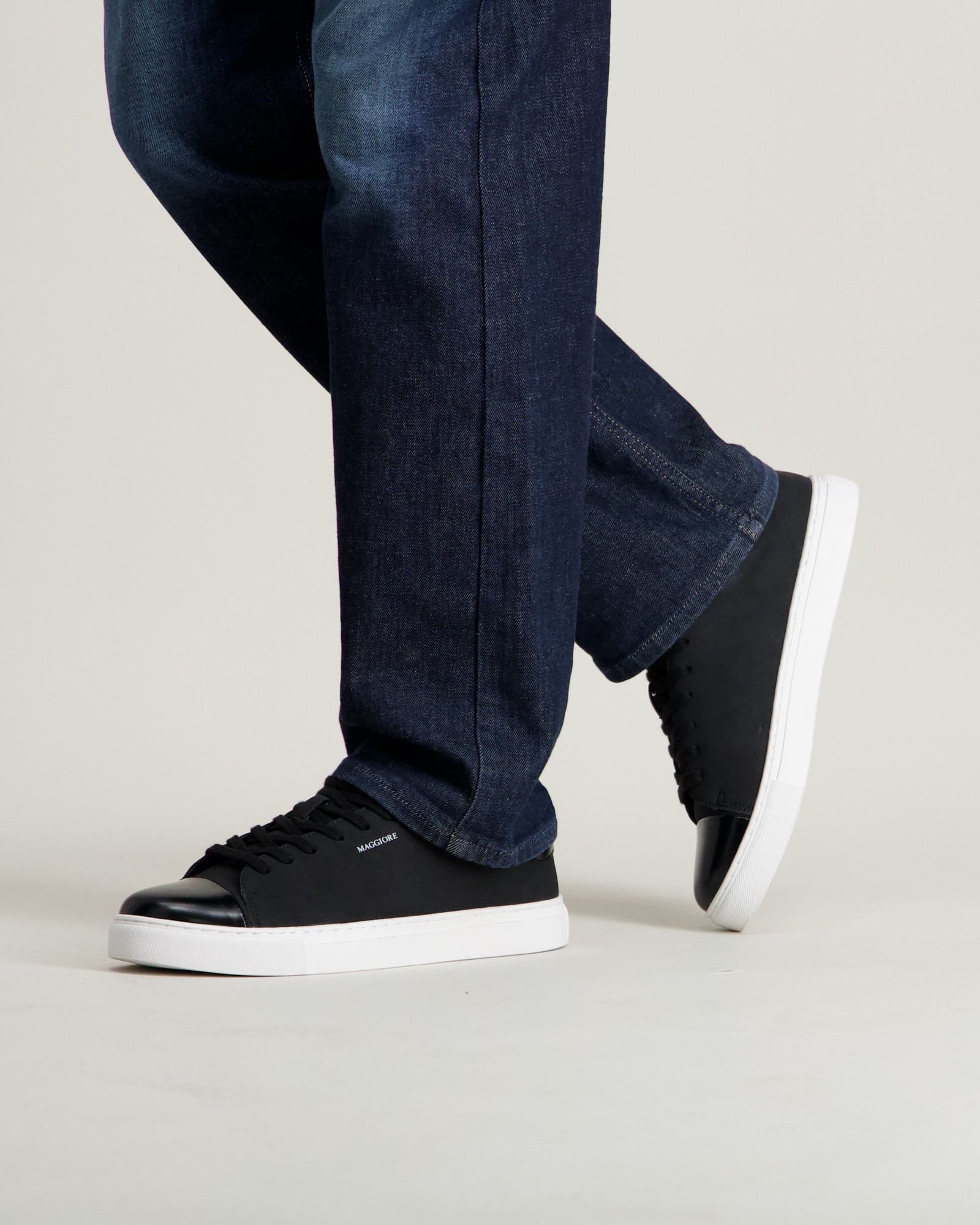 MAGGIORE Cap Toe Sneaker Musta varten Pojat | Kids Brand Store