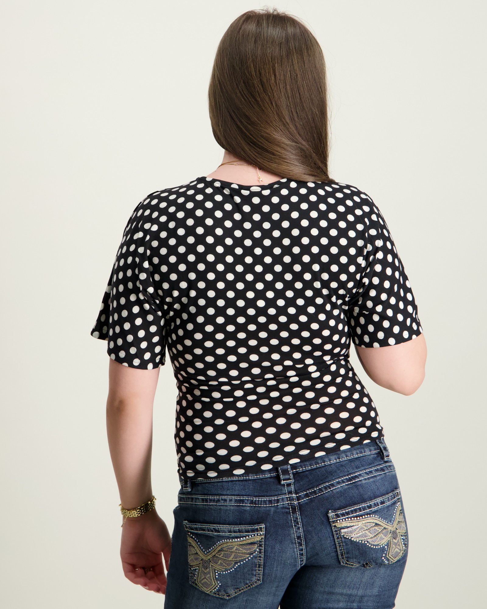 Grunt GRNova Dots SS Tee Svart til Jente | Kids Brand Store