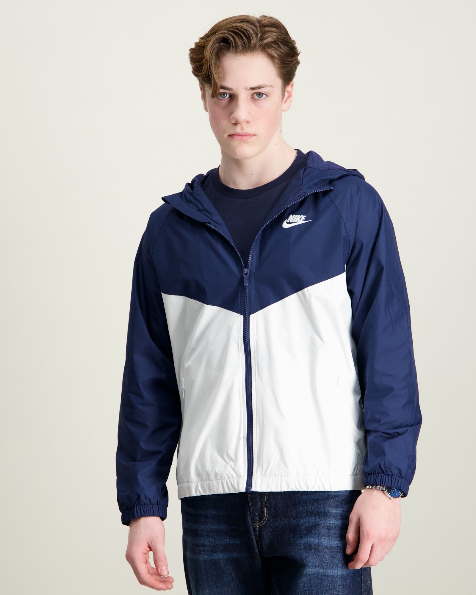 Nike K Nsw Rpl Wr Hd Jkt Blau für Jungen | Kids Brand Store