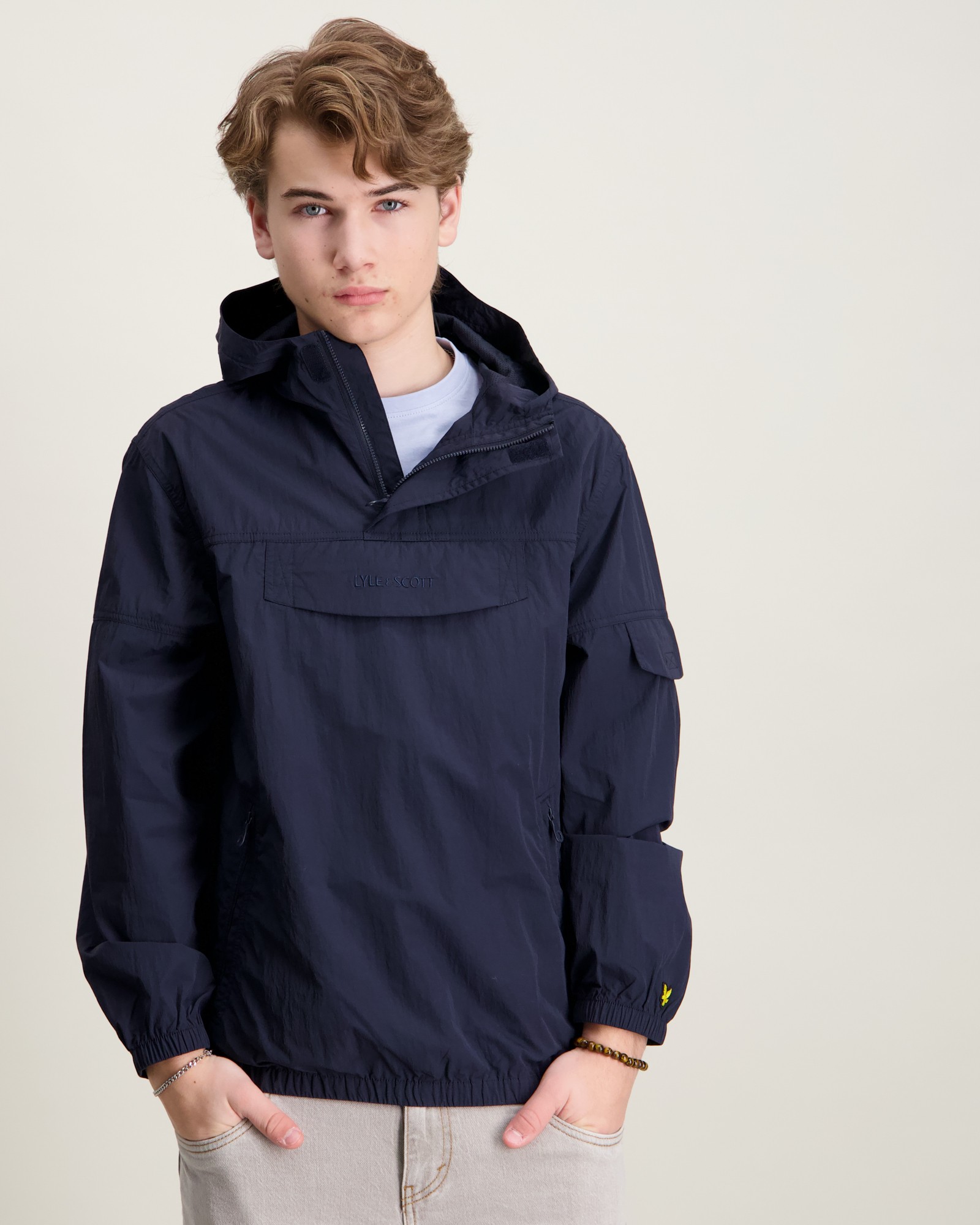 Lyle & Scott Overhead Jacket Blau für Jungen | Kids Brand Store