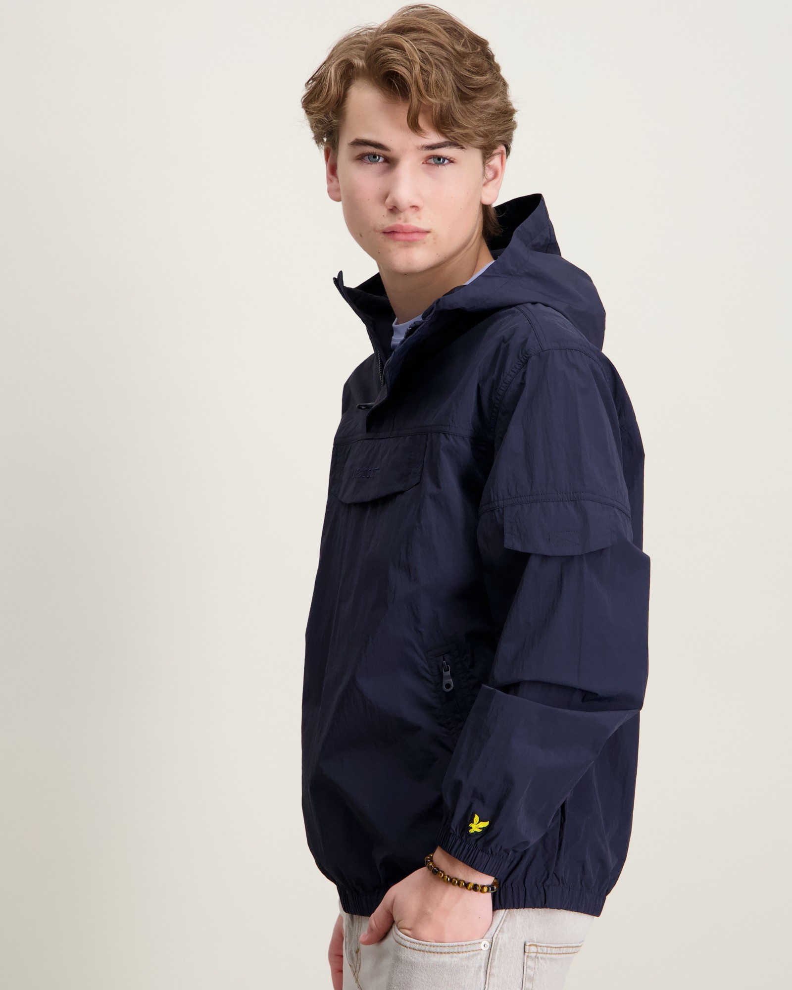 Lyle & Scott Overhead Jacket Blau für Jungen | Kids Brand Store