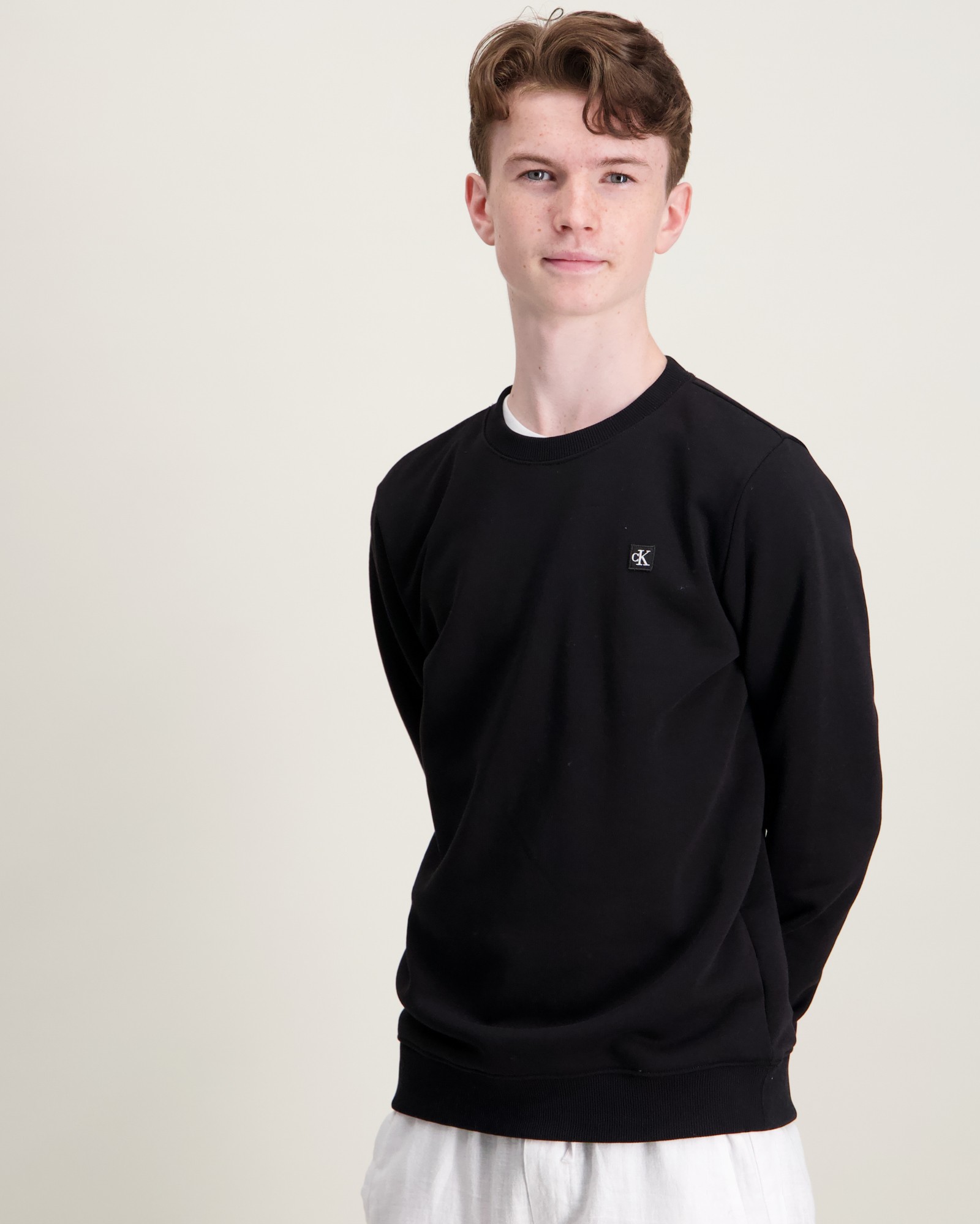 Calvin Klein MINI BADGE CN Sort til Dreng | Kids Brand Store