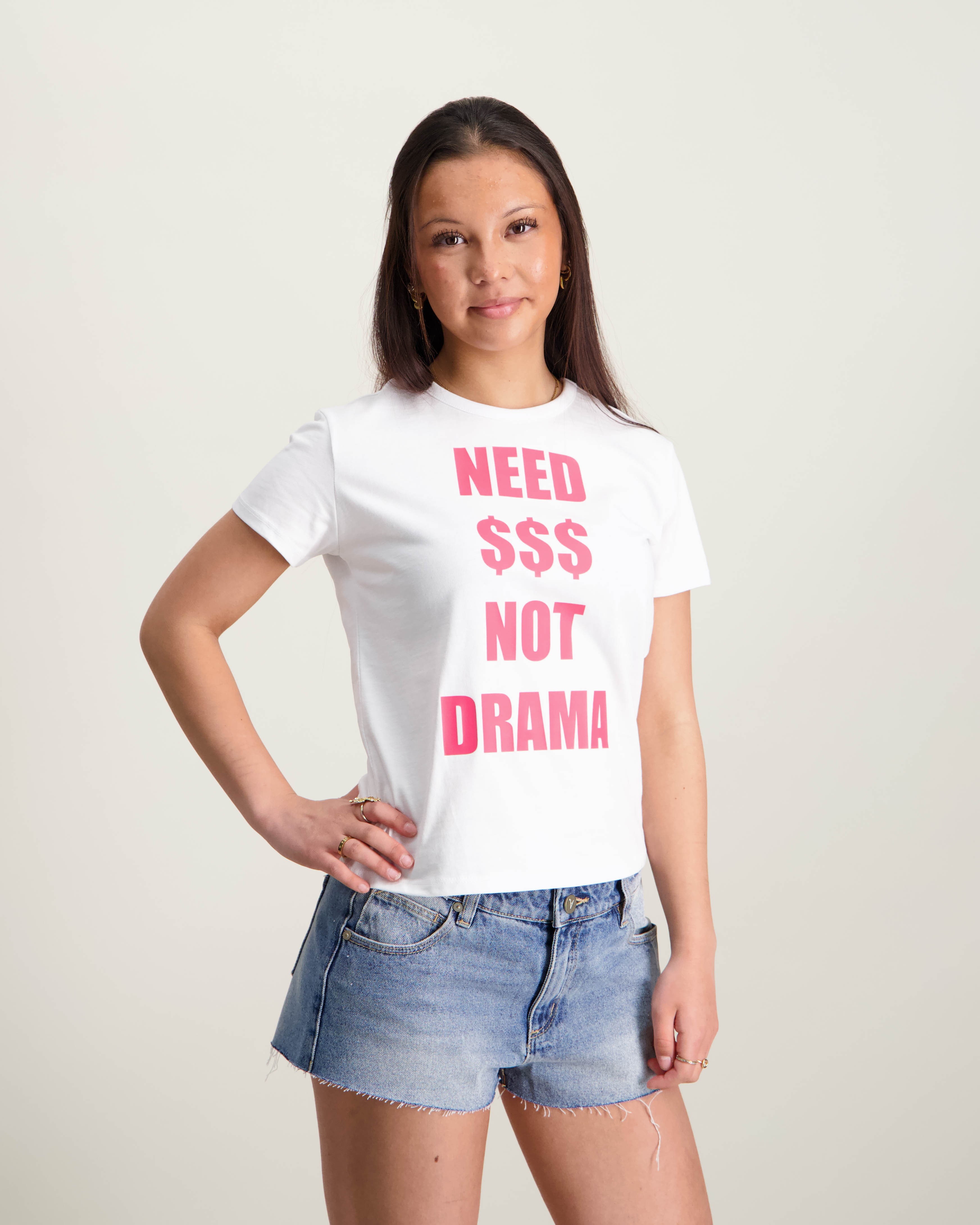 Gina Tricot Young 14+ 14+ printed tee Weiß für Mädchen | Kids Brand Store