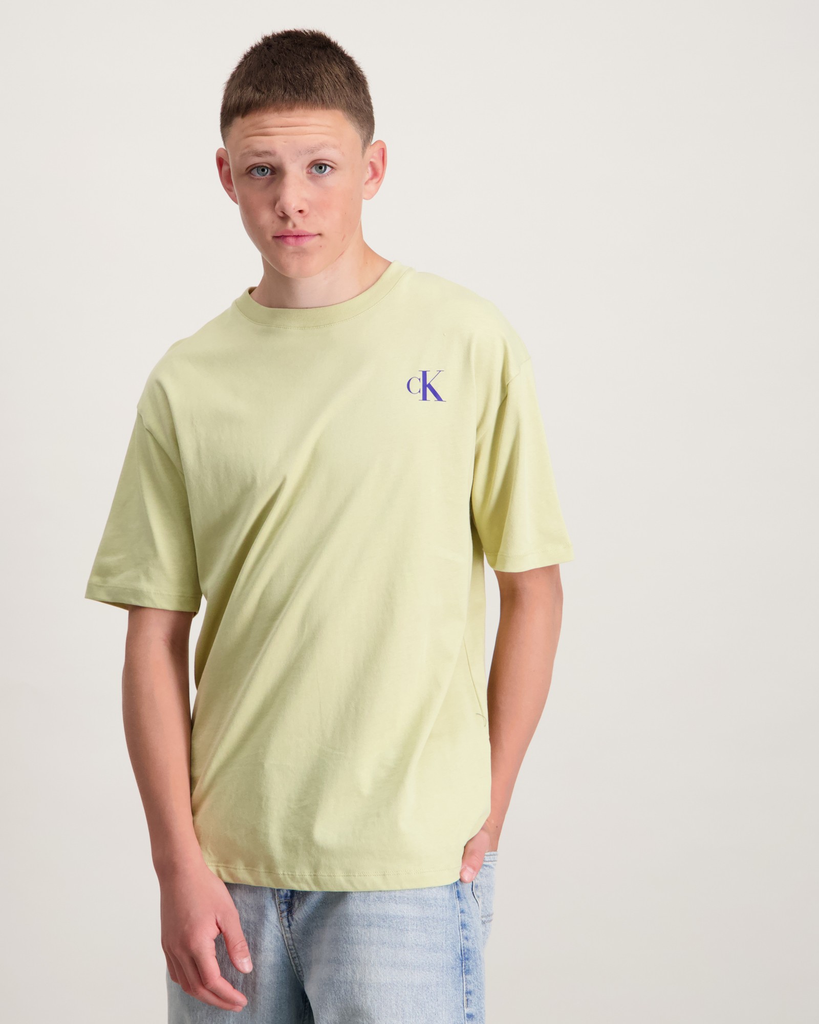 Calvin Klein BRIDGE SS T-SHIRT Vihreä varten Pojat | Kids Brand Store