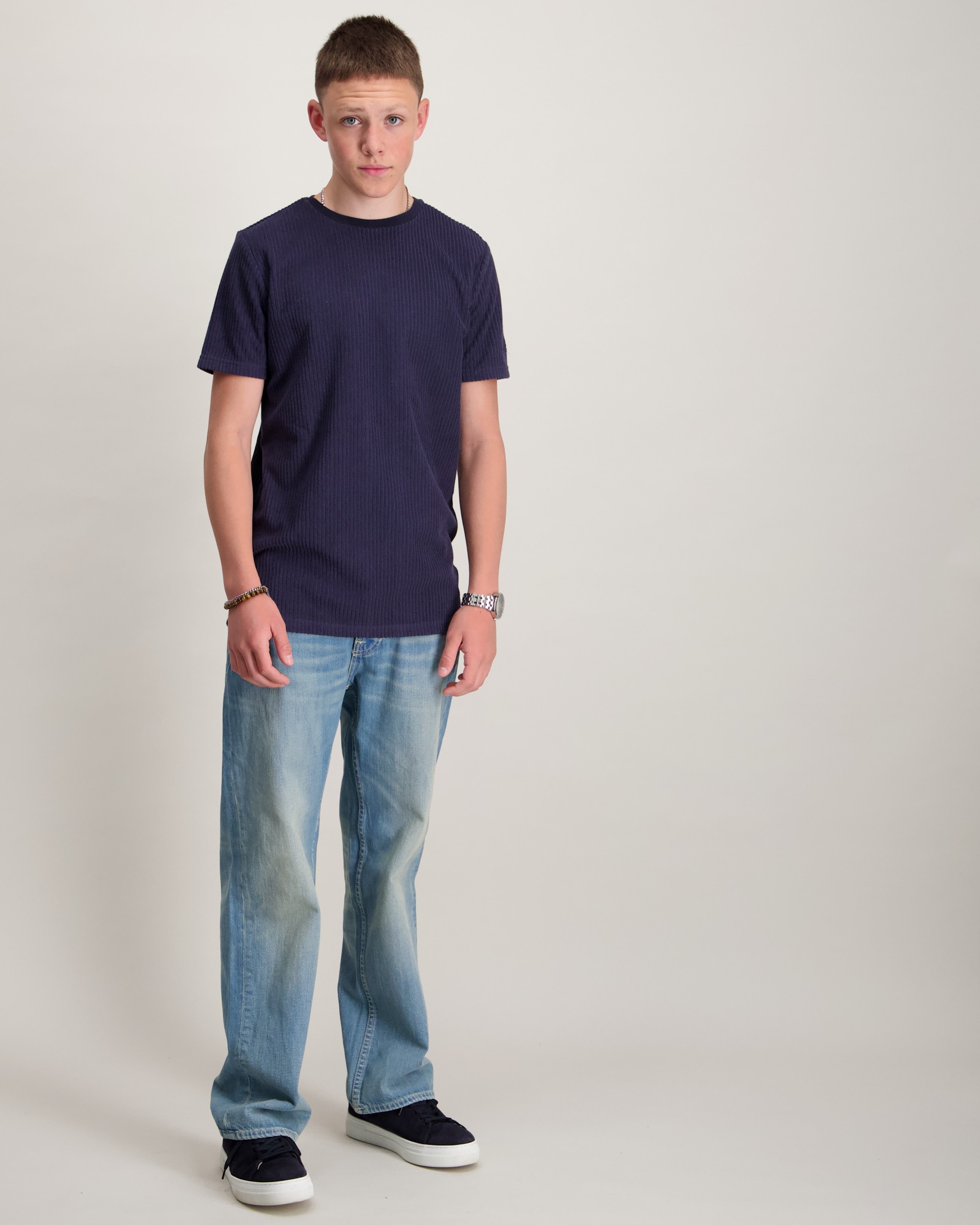 GANT Towelling Chain Stitch SS T-Shirt Sininen varten Pojat | Kids ...